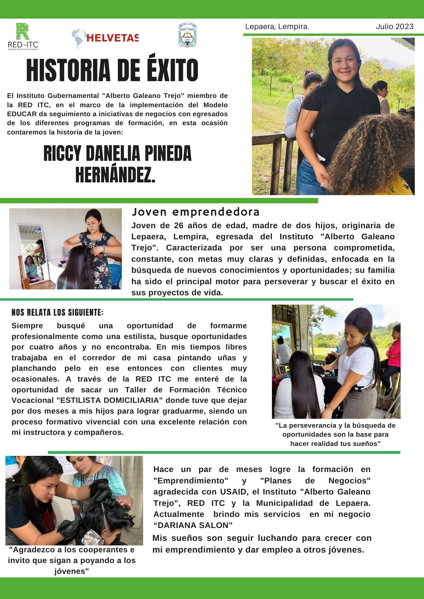 HISTORIA DE EXITO - Red ITC