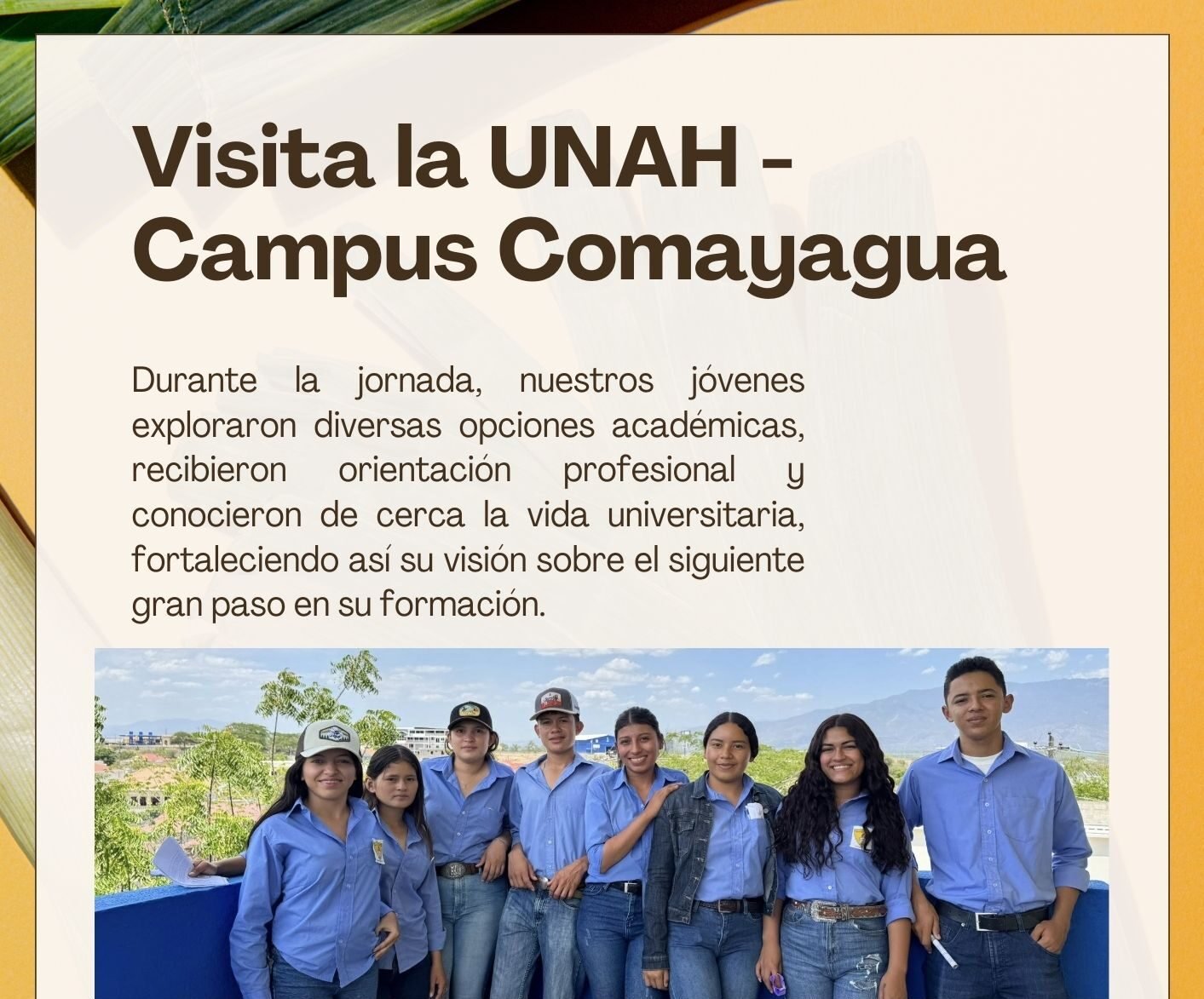 VISITA UNAH-Campus Comayagua - Red ITC